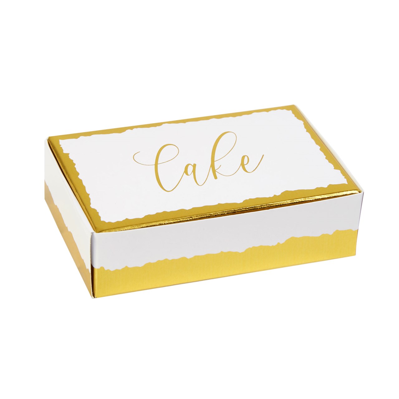 Dipped in Gold Cake Box | UK Wedding Favours