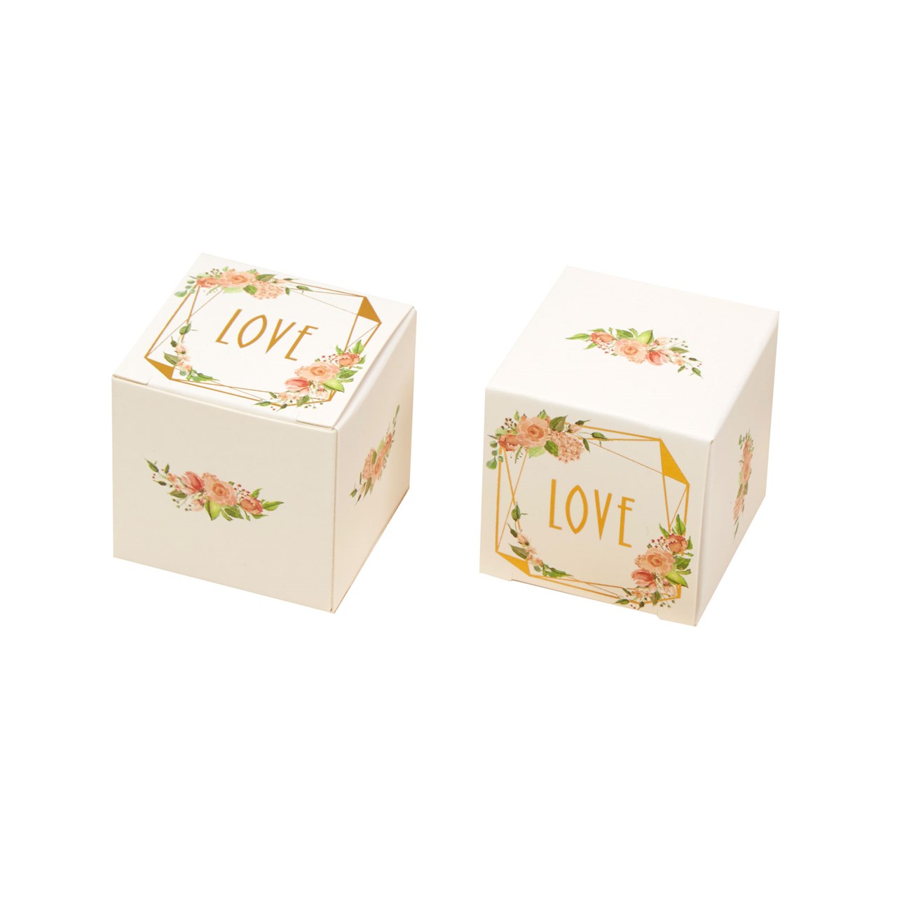 Geo Floral Favour Boxes | UK Wedding Favours