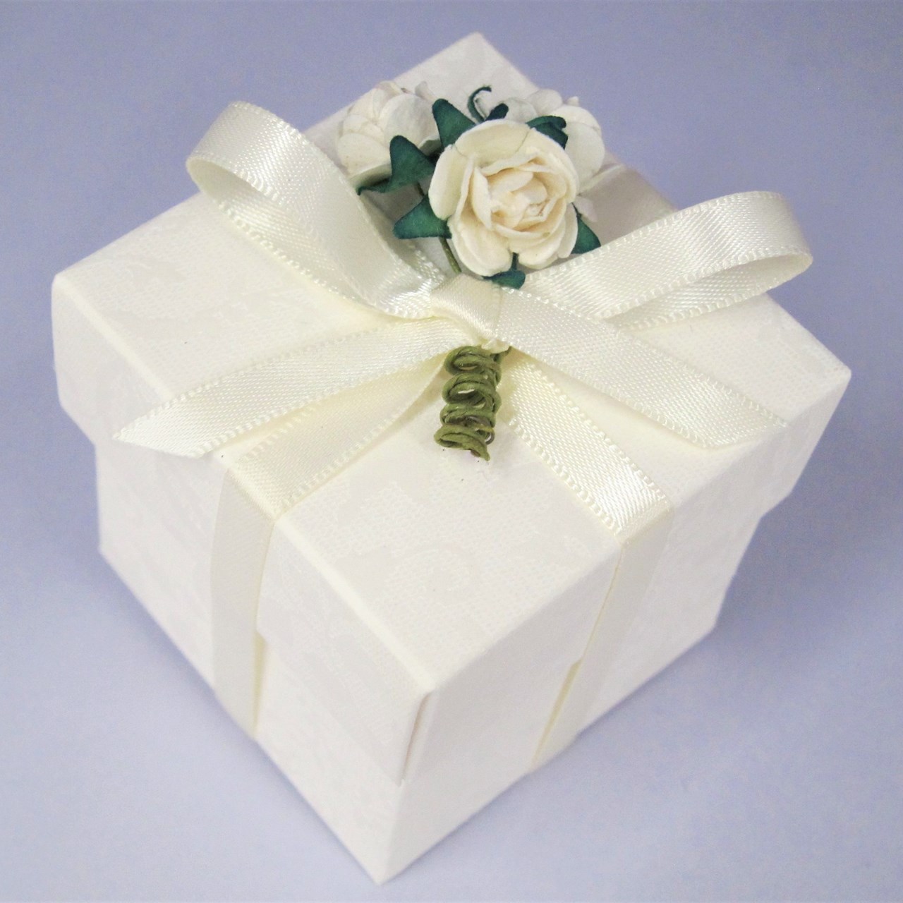 Harmony Rose Square Box & Lid | UK Wedding Favours