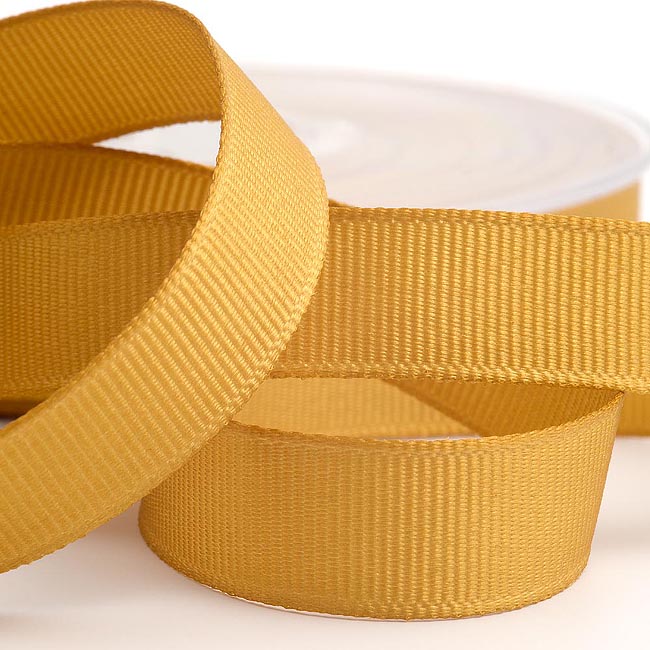 DIY Grosgrain Ribbon in Gold | UK Wedding Favours